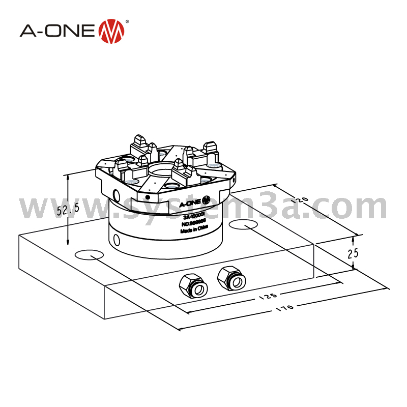 Grundplatte für ein Auto Chuck-vertikal 3A-100022-Kaufen Sie EROWA ...